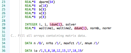 Fortran Builder for Mac で PARDISO を利用する方法